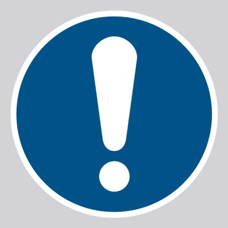 Autocollant Panneau Obligation générale - ISO7010 - M001 - Zone ...