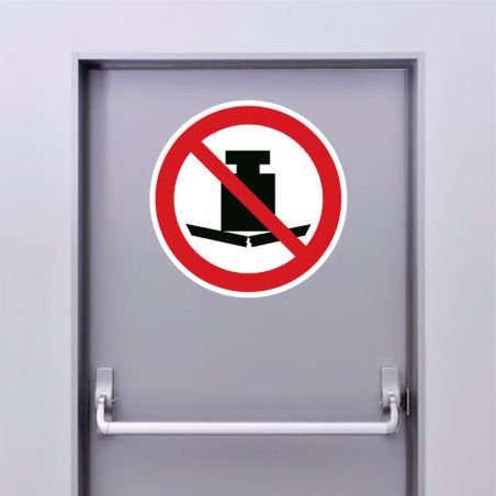 Autocollant Panneau charge lourde interdite - ISO7010 - P012 - Zone ...