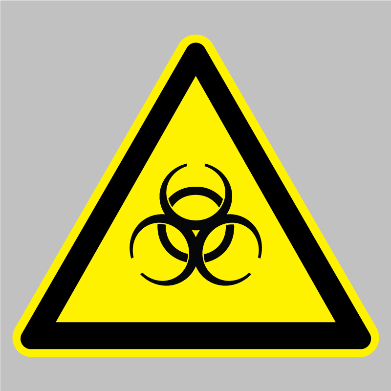 Autocollant Danger Risque Biologique | Zone Signaletique