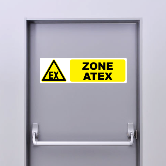 Autocollant Panneau EX Zone Atex | Zone Signaletique