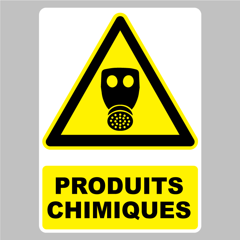 Autocollant Pictogramme Produits chimiques | Zone Signaletique
